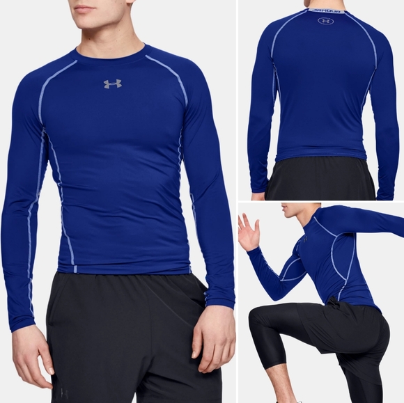 Under Armour | Shirts | 33 Ua Heatgear Long Sleeve Compression Shirt ...